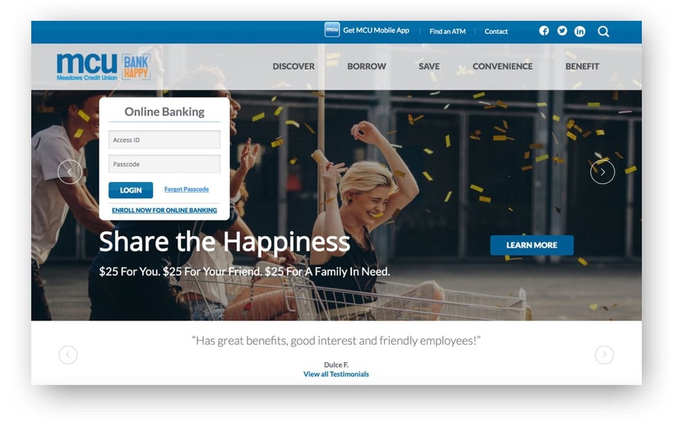 [Top 10 List] The Best Credit Union Websites We've Seen All Year!